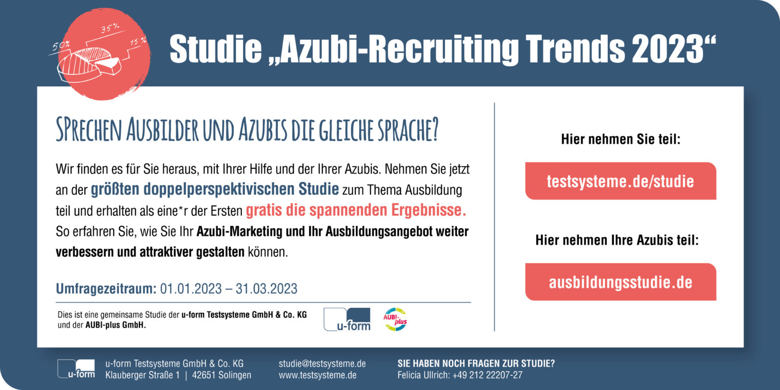 Studie: Azubi-Recruiting Trends 2023 • wirAUSBILDER